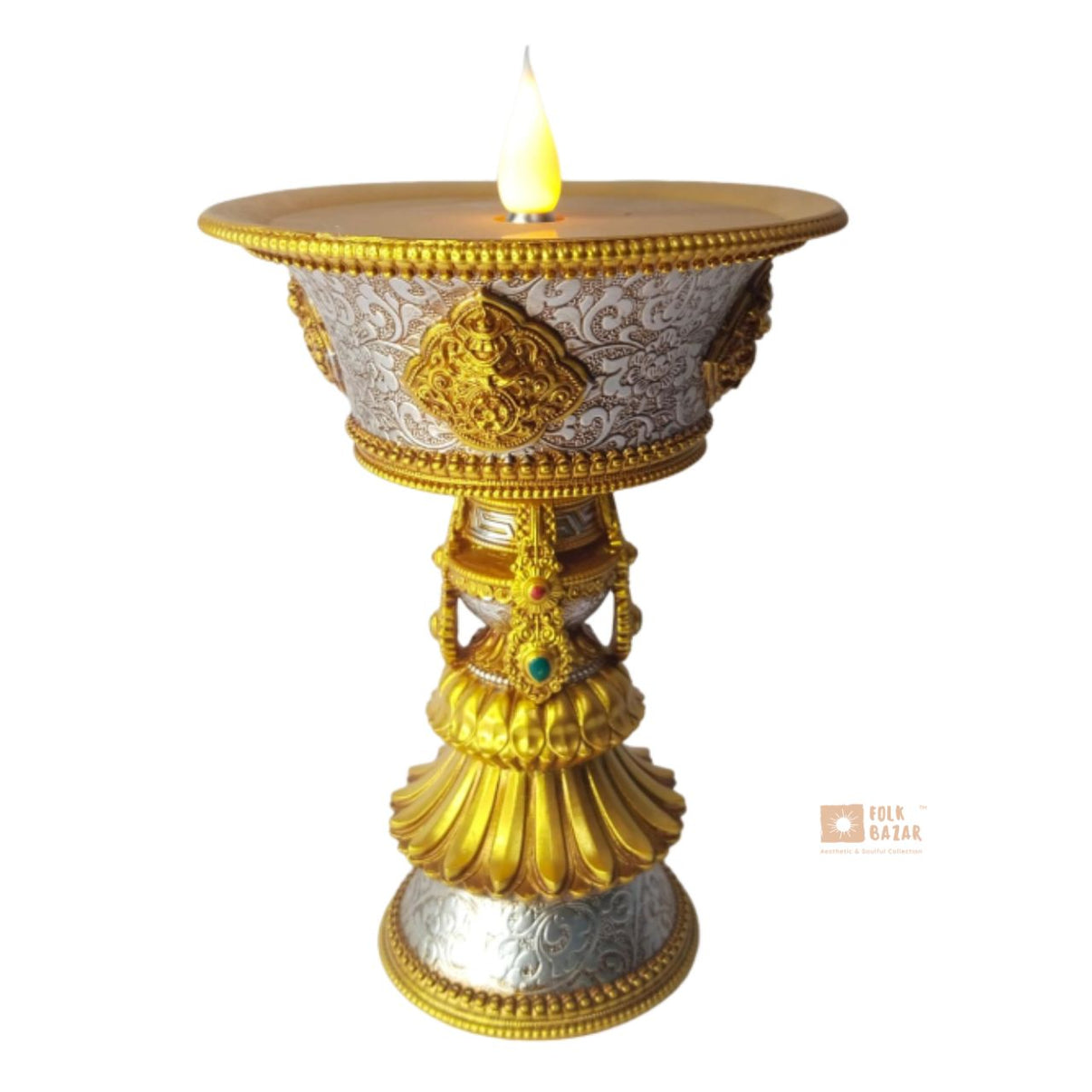 Electric Rechargeable Butter Lamp – Folk Bazar